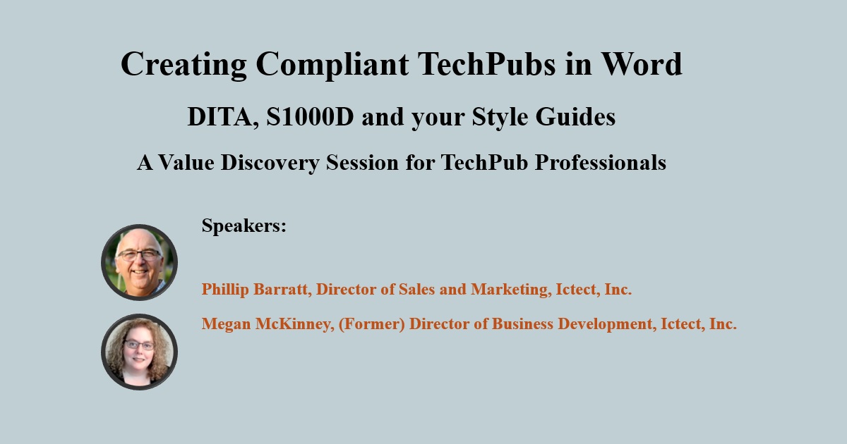 Ictect | Creating Compliant TechPubs in Word